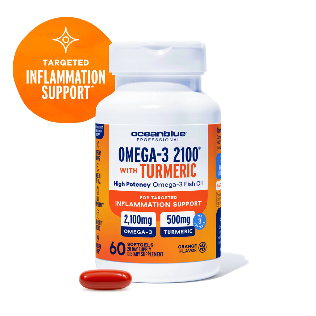 Omega-3 2100 with Turmeric | OceanBlue Omega