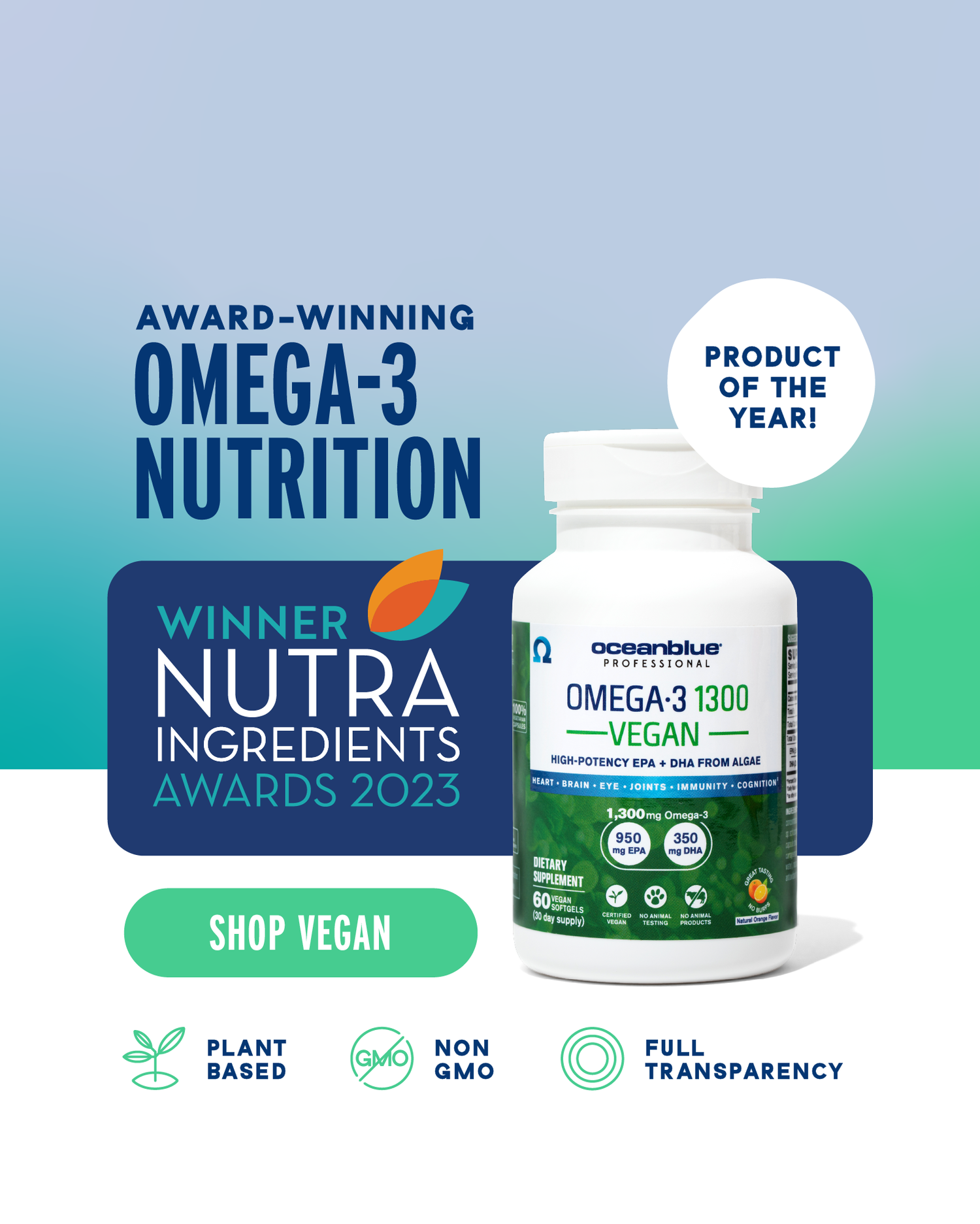 OceanBlue Omega-3 Fish Oil - Just for the Health of It – OceanBlue ...